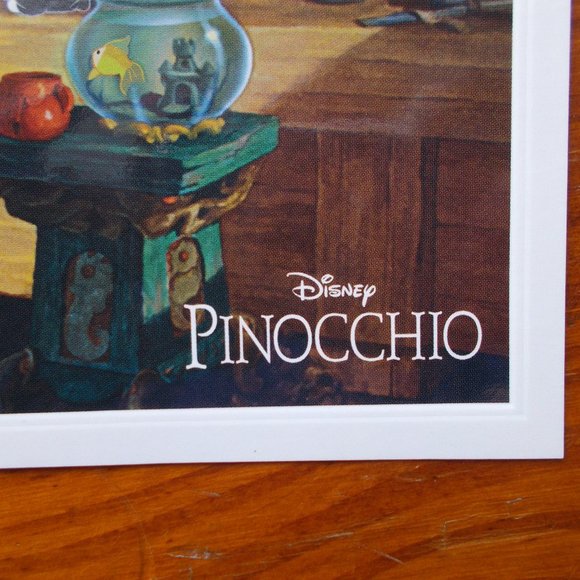 Disney | Wall Decor | Disneys Collectible Pinocchio Lithograph 5 X 7 ...